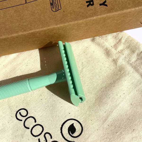 Double Edge Safety Razor + 5 Shaving Blades - Ecosophist