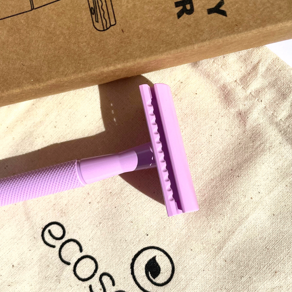 Double Edge Safety Razor + 5 Shaving Blades - Ecosophist