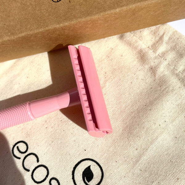 Double Edge Safety Razor + 5 Shaving Blades - Ecosophist